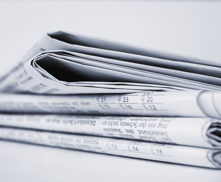 New Jersey Law Journal | Afternoon Update